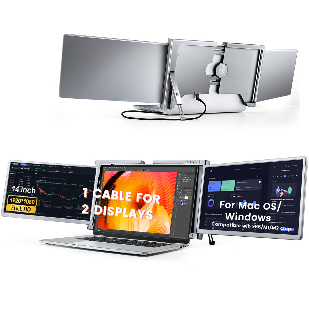 Laptop Screen Extenders & Portable Triple Monitors | FQQ